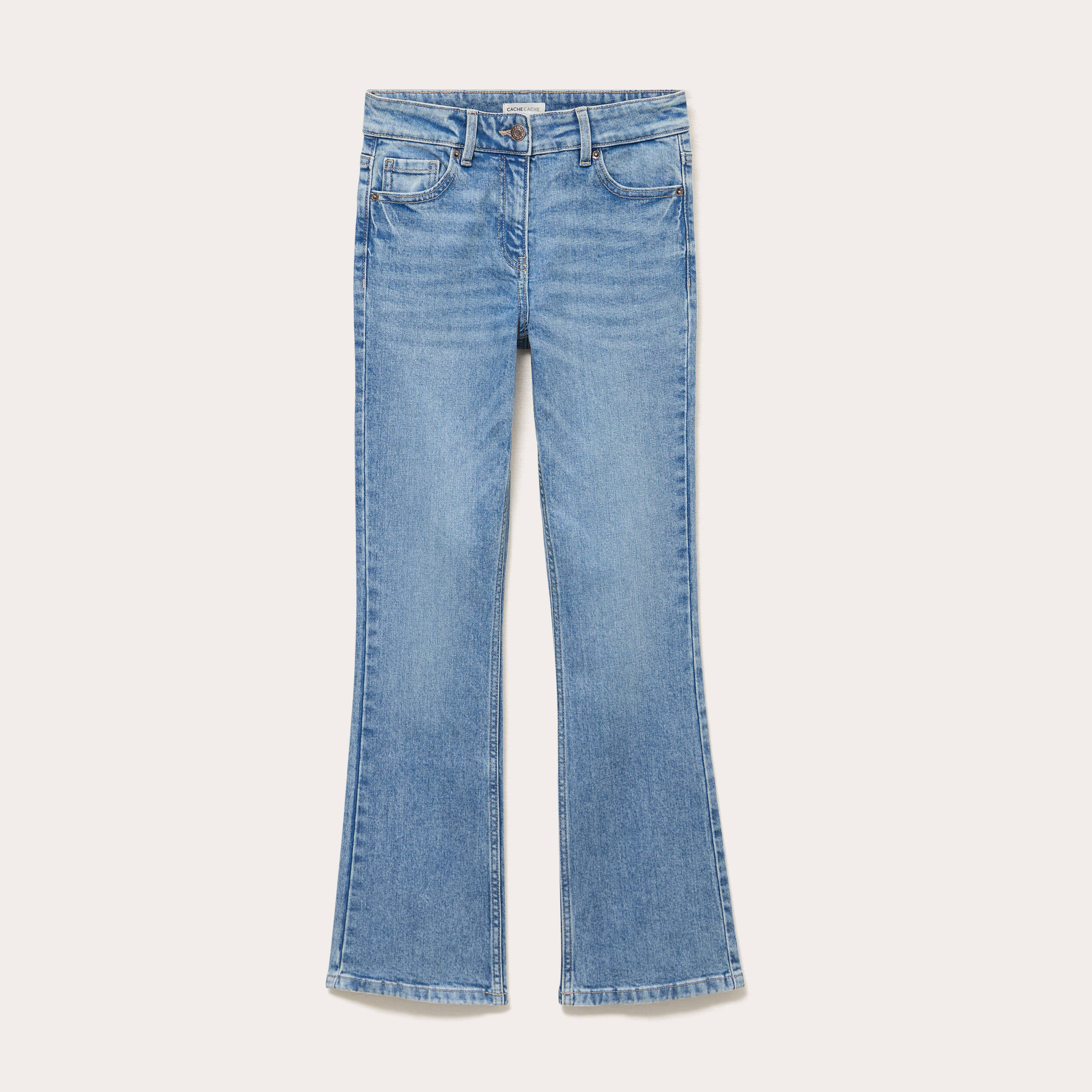 Jeans flare denim triple stone femme | Cache Cache